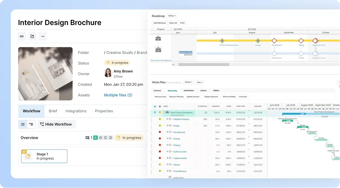 Ziflow And Planview AdaptiveWork | Workflow Enhancement